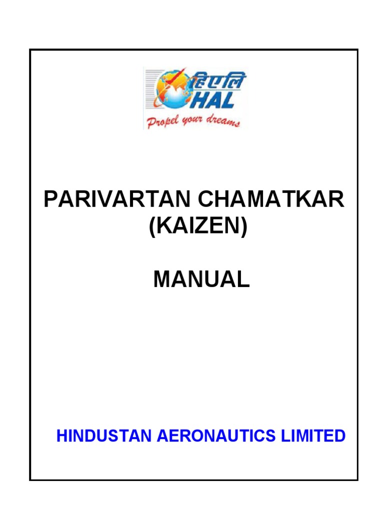 Kaizen Manual | PDF | Lean Manufacturing | Quality