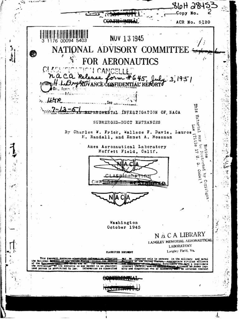 Naca Inlet | PDF | Aerospace Engineering | Aerospace