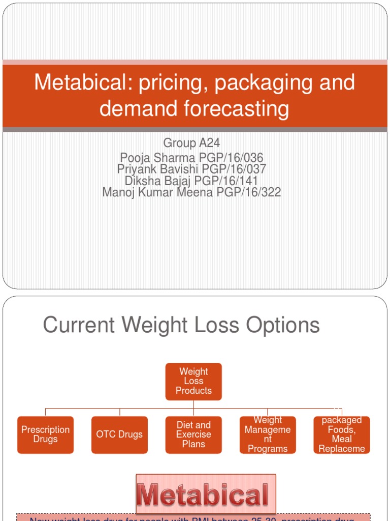 Metabical Positioning | PDF | Weight Loss | Adverse Effect