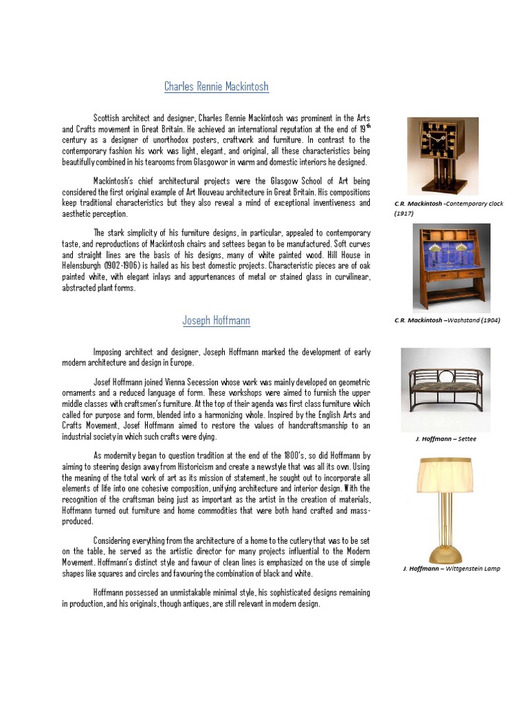 History Of Design Printable