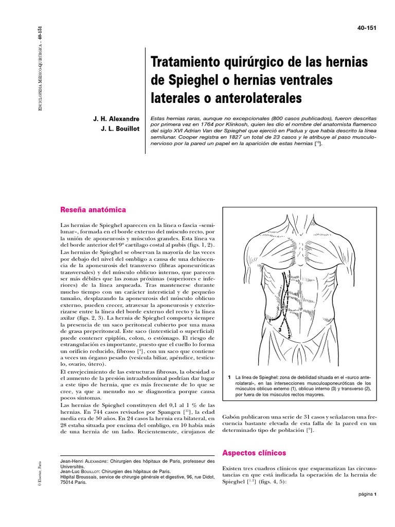 Hernia de Spigel | PDF | Músculo | Cirugía