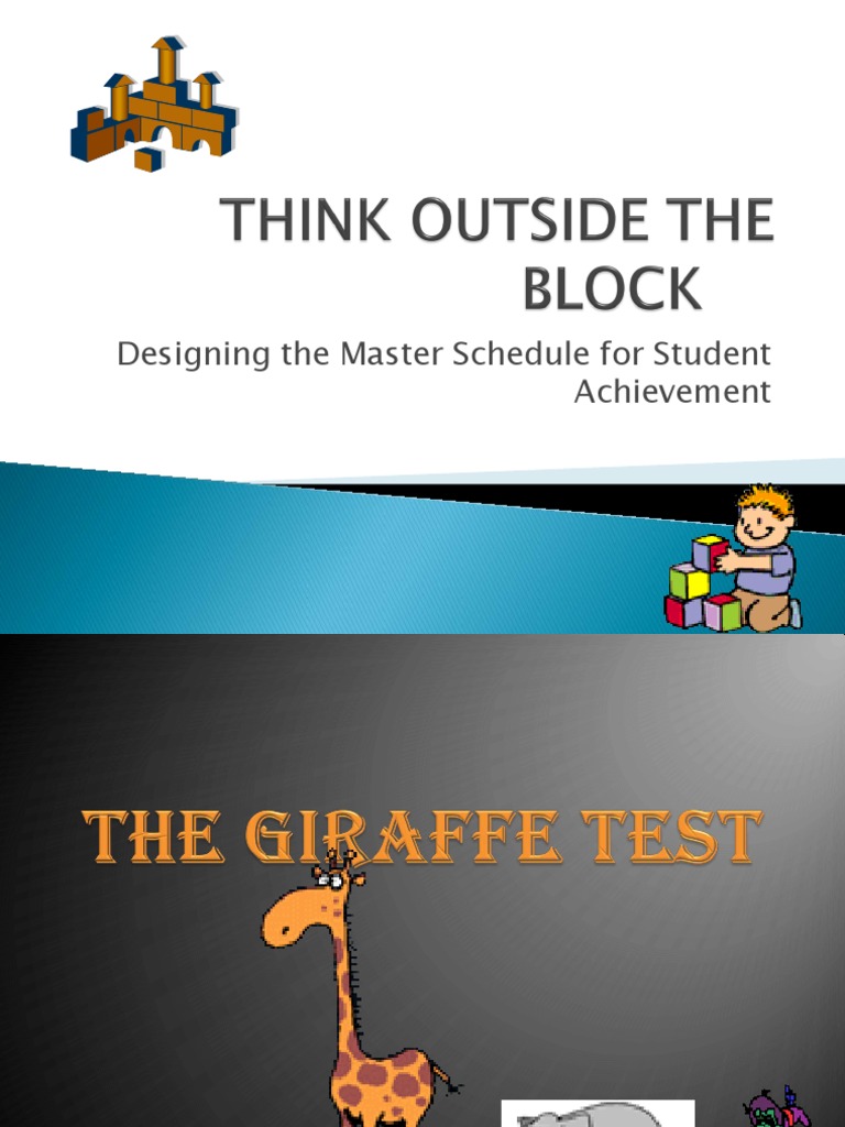 Think Outside The Block 2014 | PDF | Teachers | Curriculum