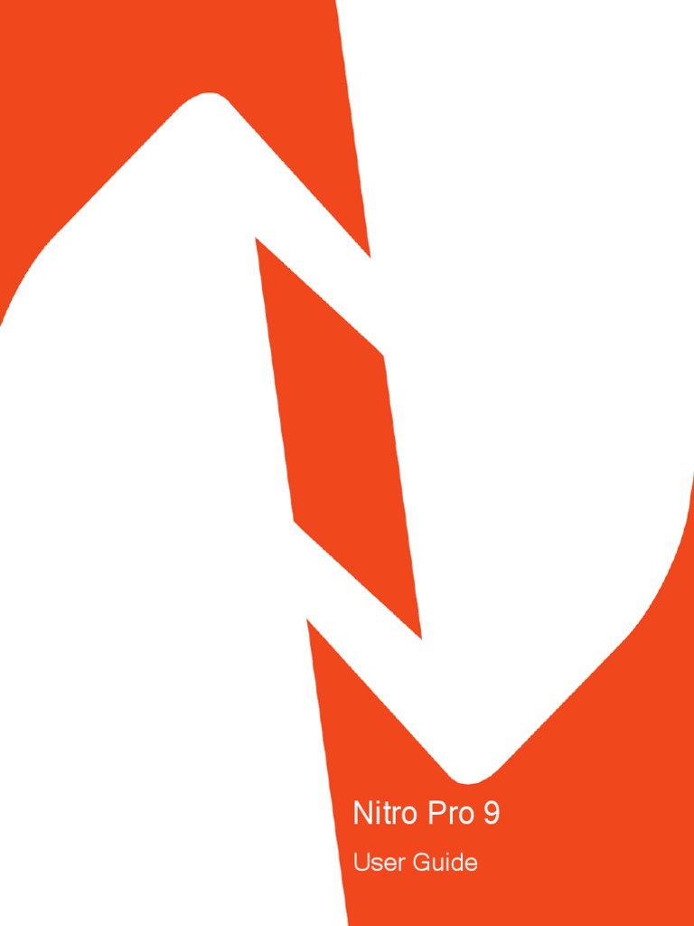 Nitro Pro 9 User Guide en PDF | PDF | Portable Document Format | Tab (Gui)