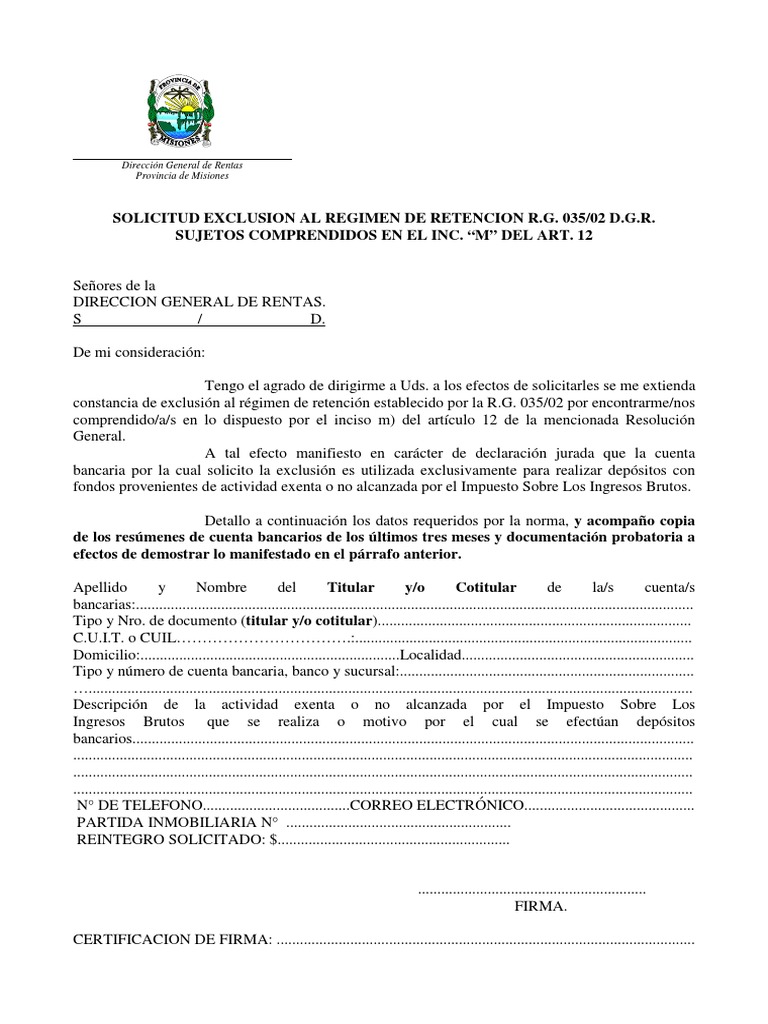 DGR Rg035 02 Nota Modelo | PDF