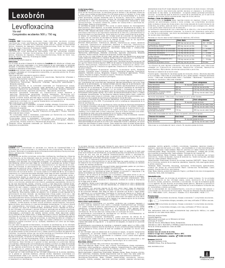 Lexobron 8929 | PDF | Antibióticos | Medicina