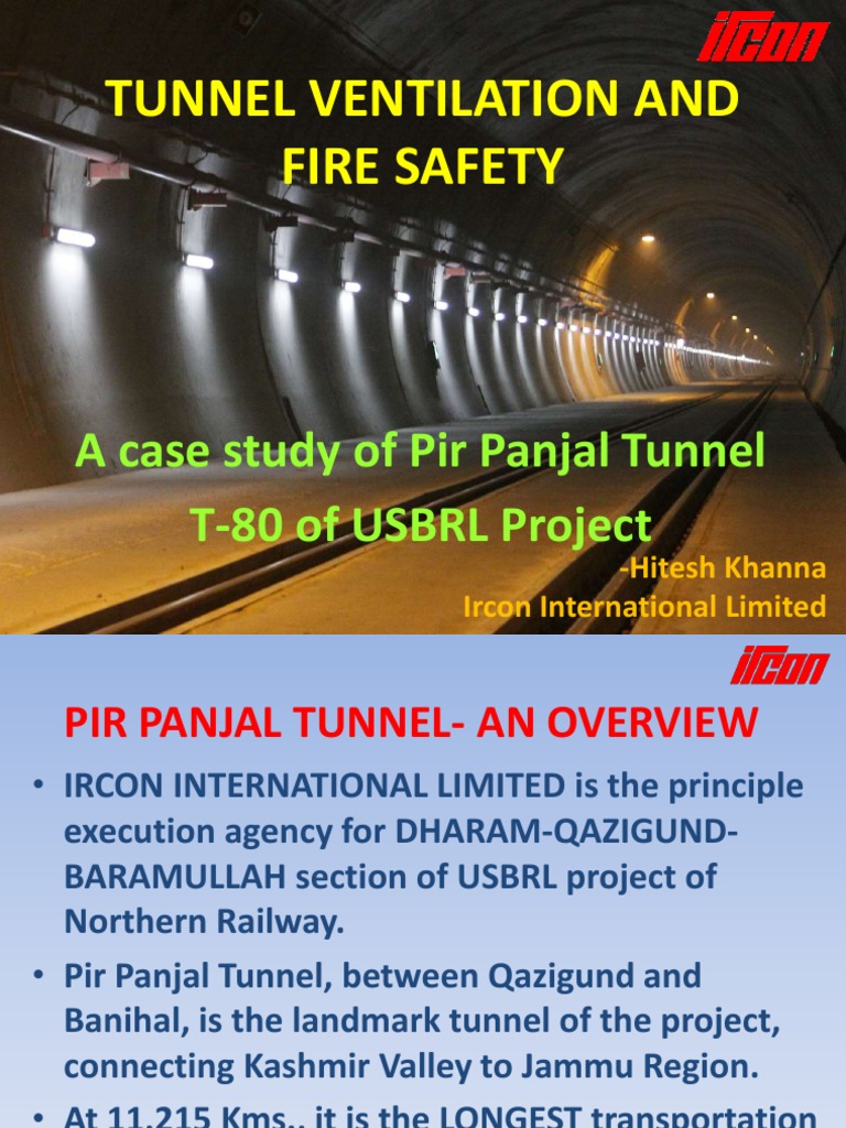 IPWE2014 Tunnel Ventilation and Safety | PDF | Tunnel | Ventilation ...
