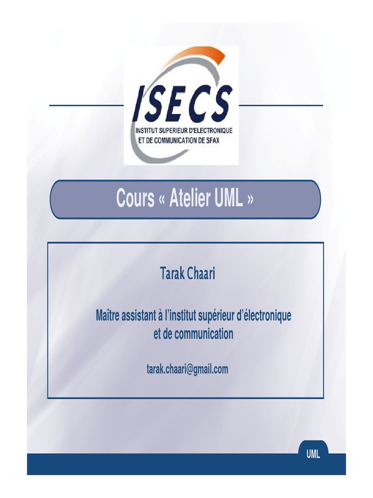 Cours UML | PDF | Langage de Modélisation Unifié | Cas d'utilisation