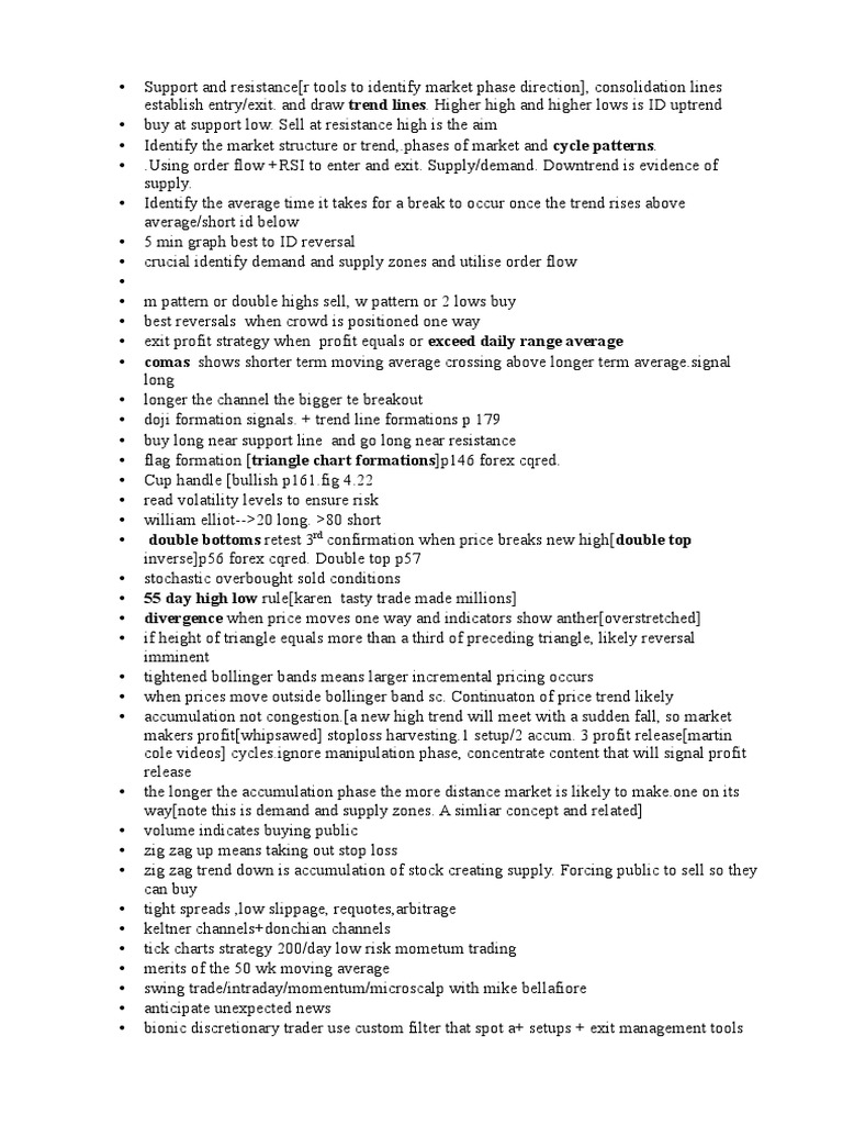 Futures Cheat Sheet | PDF | High Frequency Trading | Order (Exchange)