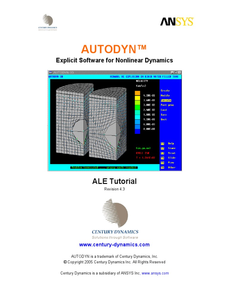Ale Tutorial | PDF | 3 D Computer Graphics | Lagrangian Mechanics