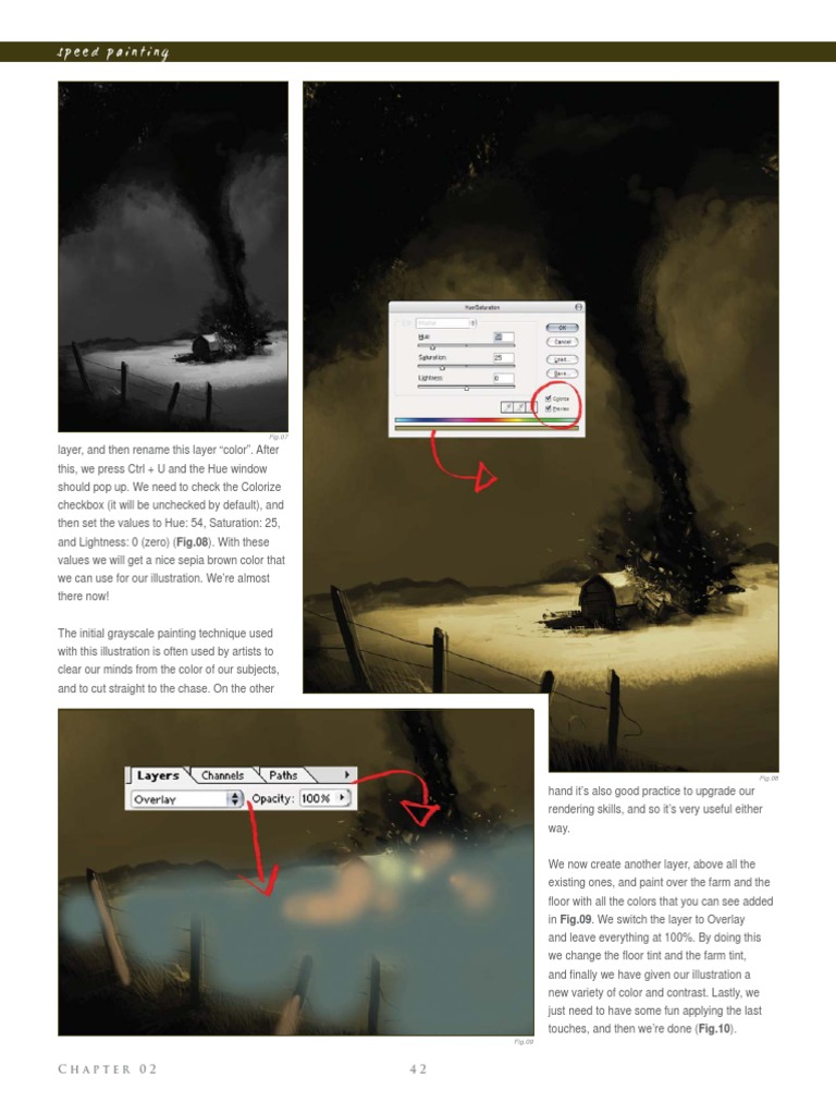 Speed Painting Techniques Explained | PDF | Teaching Methods ...