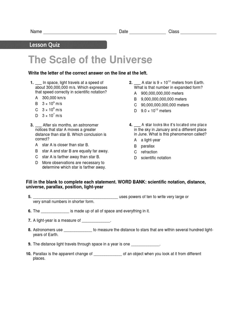 CH 3 Worksheets | PDF | Solar Wind | Sun