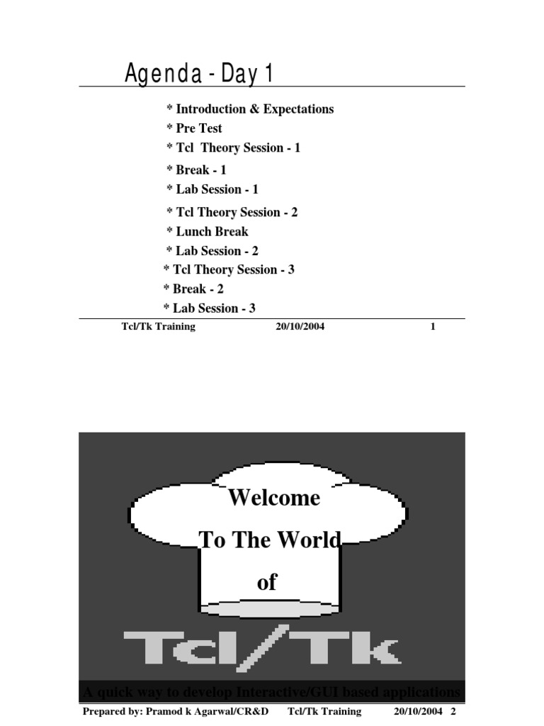 Tcl (Tool Command Language) | Command Line Interface | Graphical User Interfaces