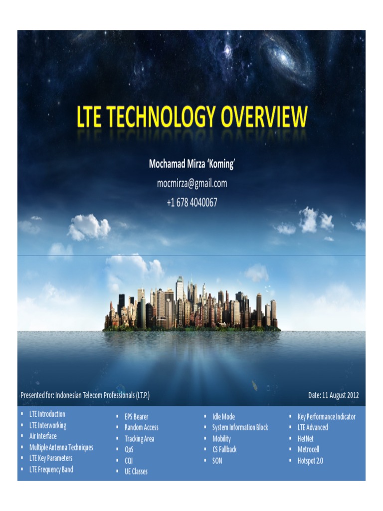 LTE Technology Overview | PDF | Mimo | Orthogonal Frequency Division Multiplexing
