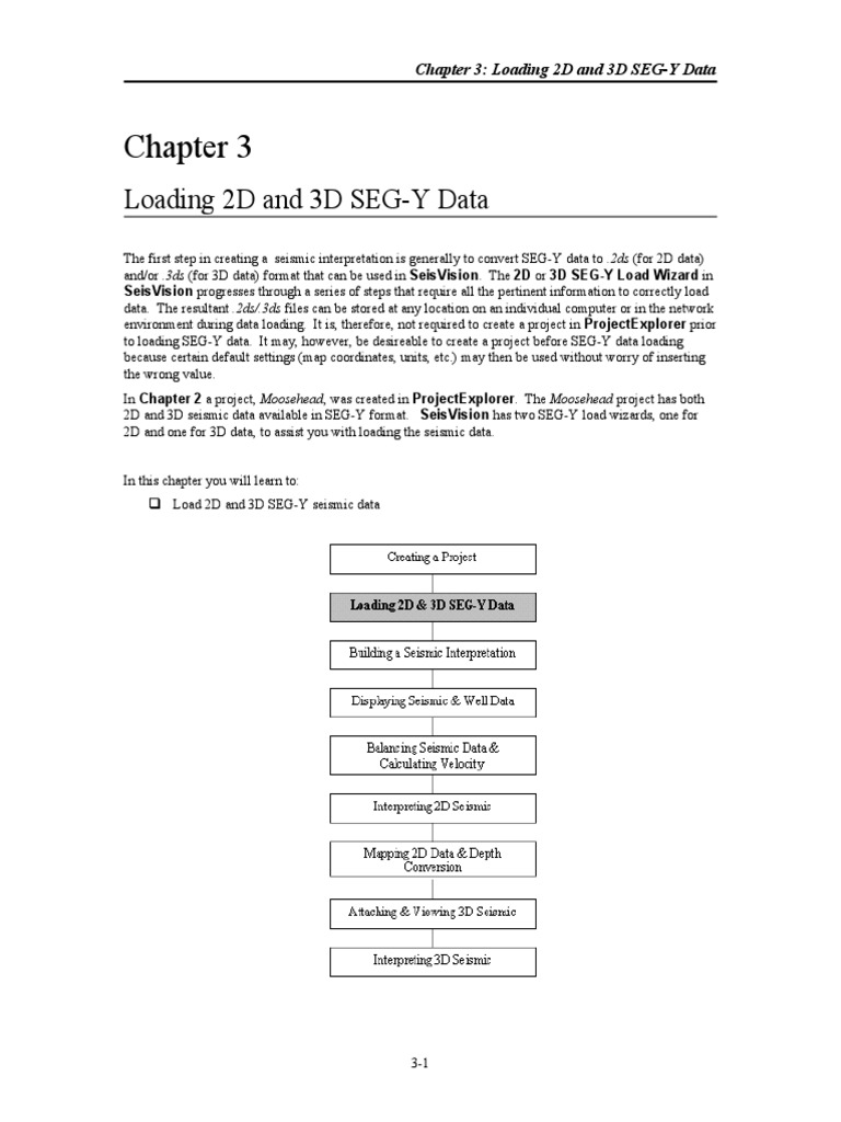 SVChapter03 Loading SEG Y Data | PDF | Filename | Information Retrieval