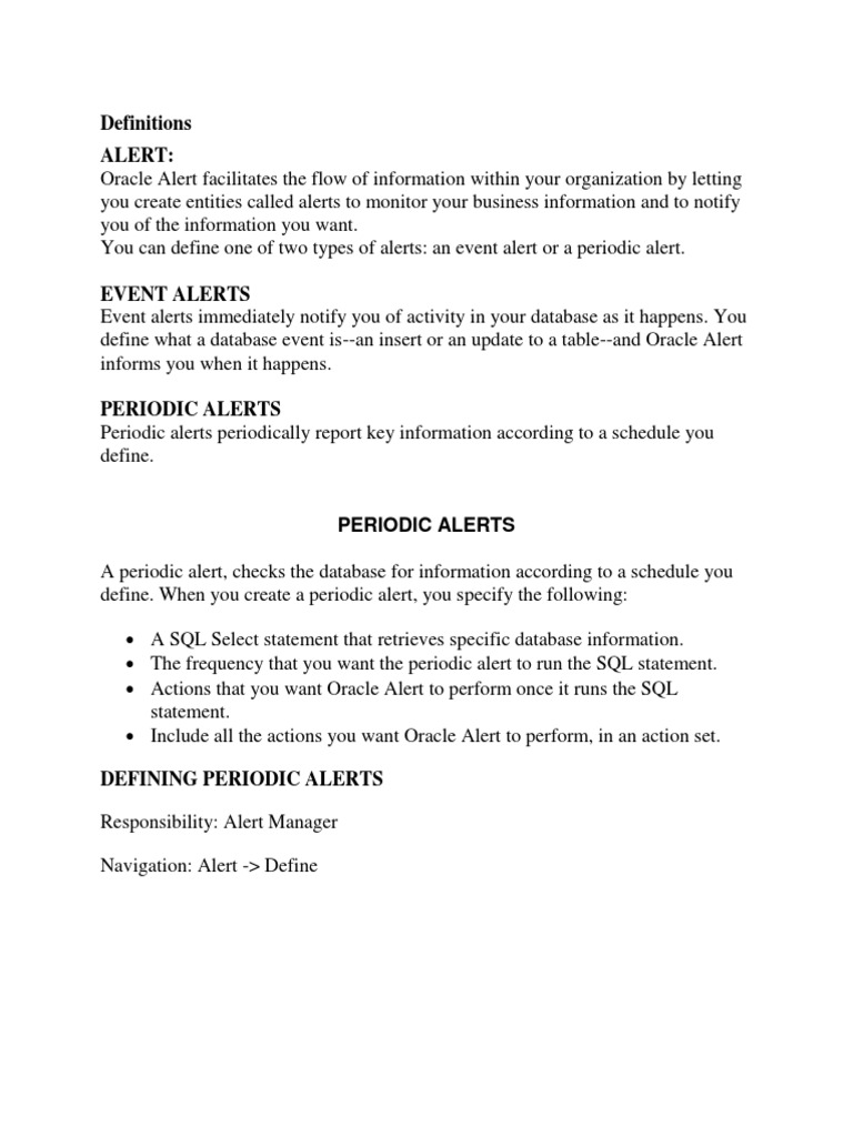 Alerts - Full Features | PDF | Parameter (Computer Programming ...
