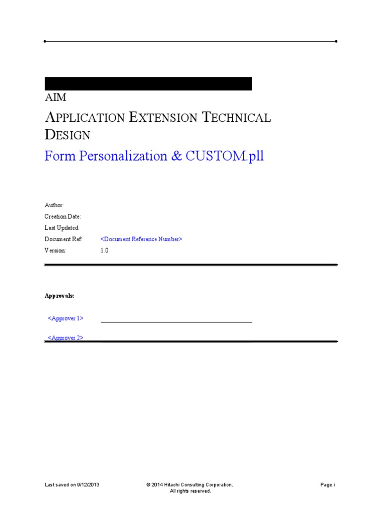 Form Personalization - 7 - Form Personalization and CUSTOMpll | PDF | Parameter (Computer ...