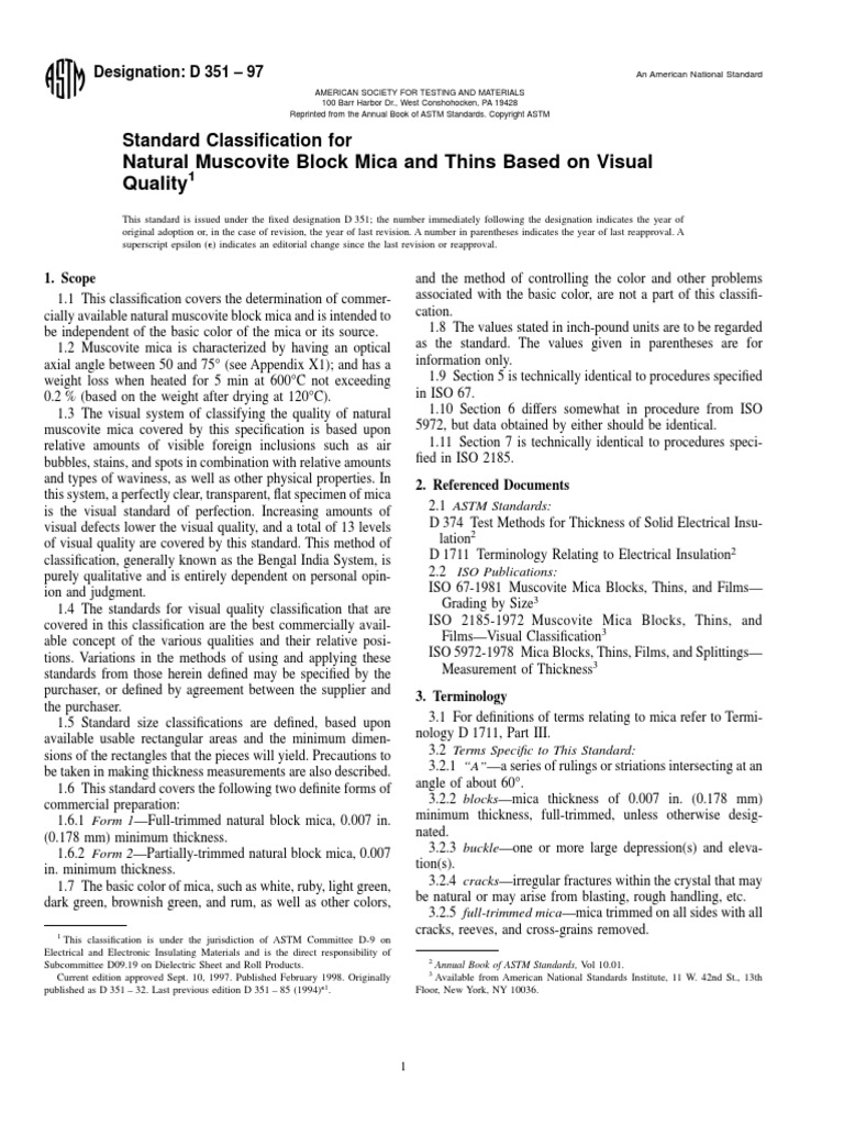 D351 | PDF | International Organization For Standardization | Rotation