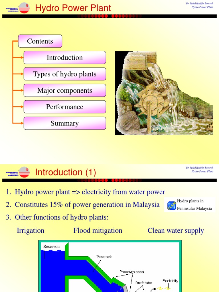 Hydro Power Plant | PDF | Hydroelectricity | Reservoir