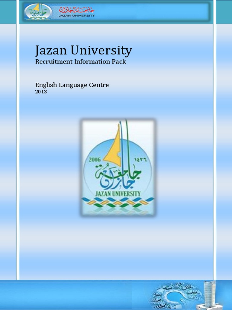 Jazan University Info Pack PDF | PDF | Arabian Peninsula | Saudi Arabia