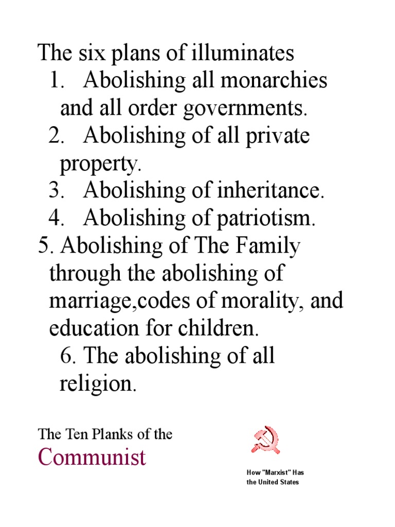 The Ten Planks of the Communist How "Marxist" Has the United States ...