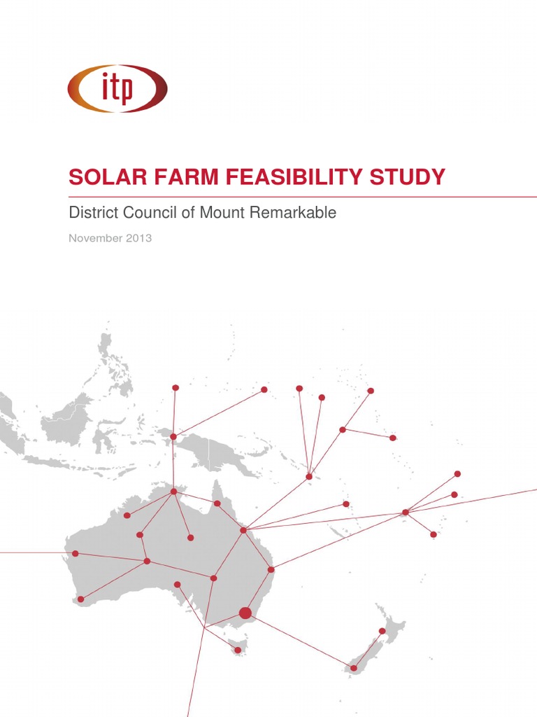 Solar Farm Feasibility Study 2013 | PDF | Renewable Energy | Photovoltaics