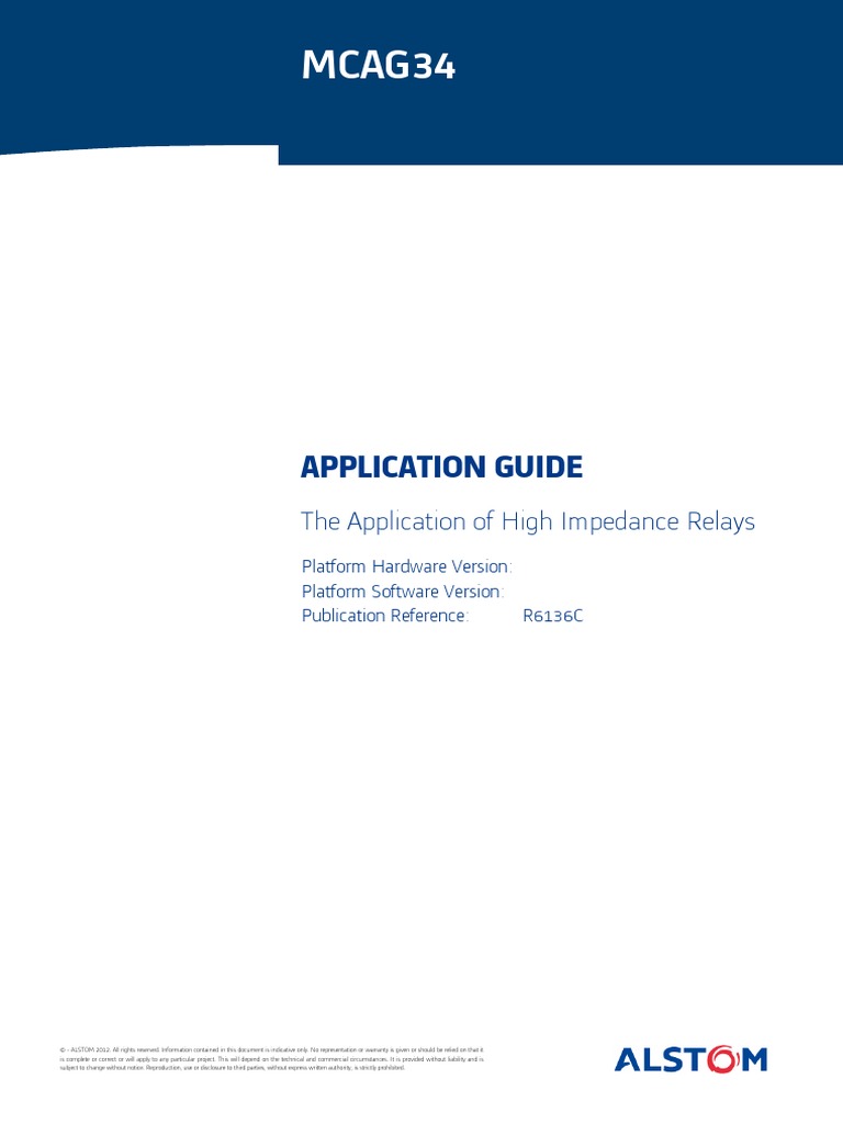 The Application of High Impedance Relays | PDF | Transformer | Resistor