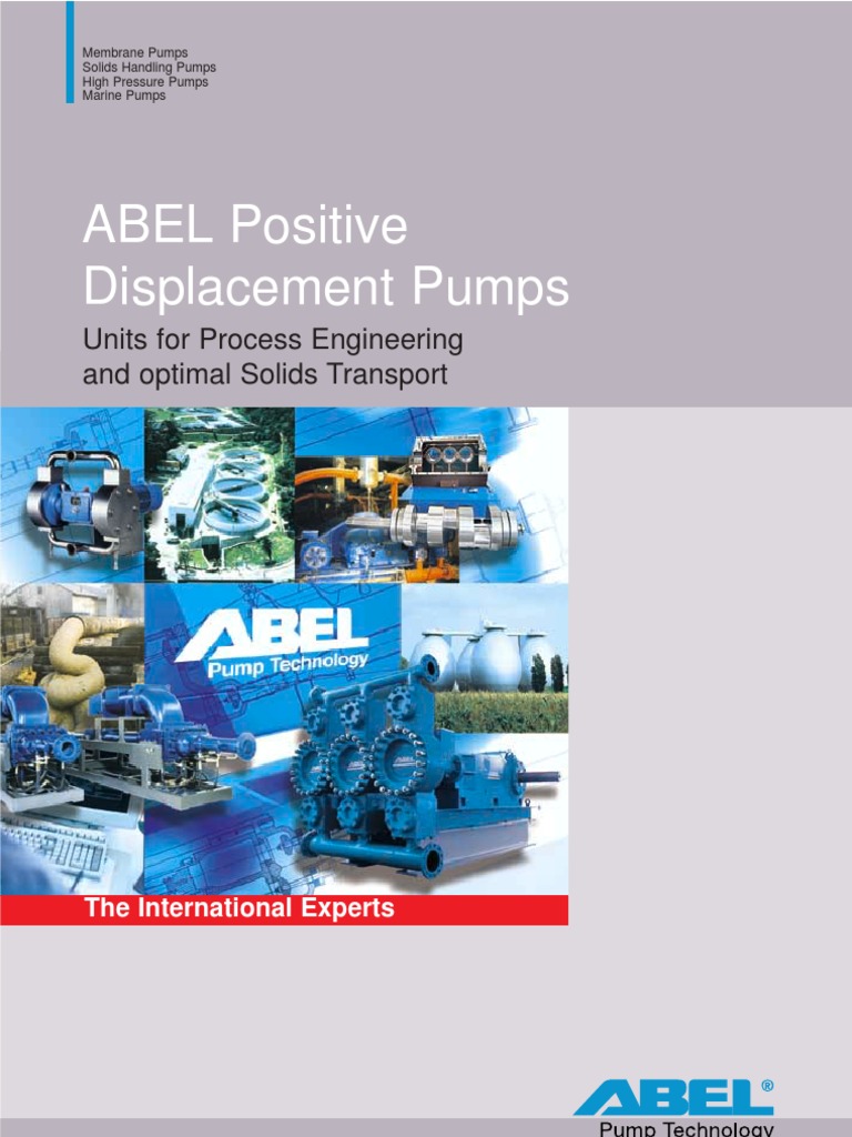 Abel PD Pumps | PDF | Pump | Materials