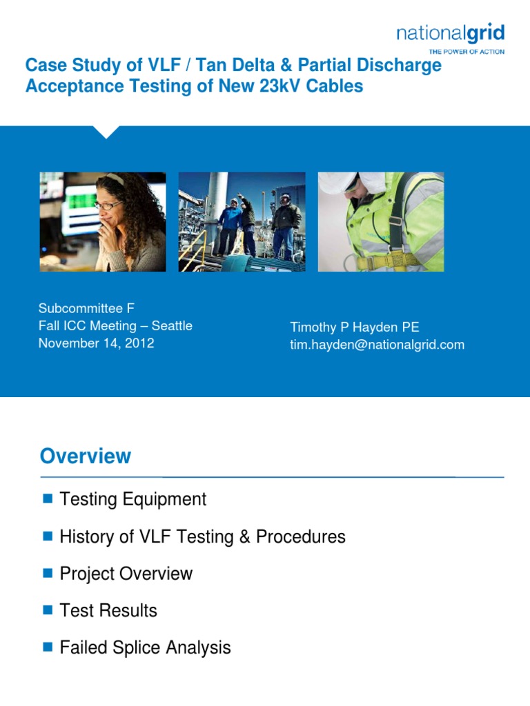 Case Study of VLF Tan Delta Partial Discharge | PDF | Cable ...