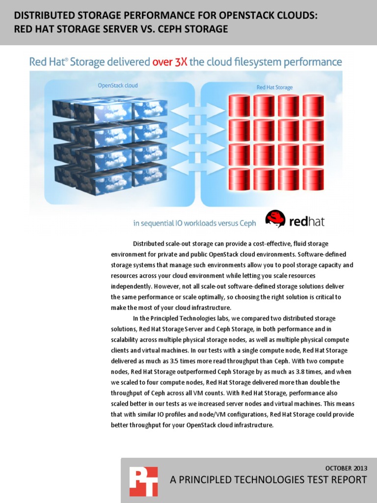 Distributed Storage Performance For OpenStack Clouds: Red Hat Storage ...