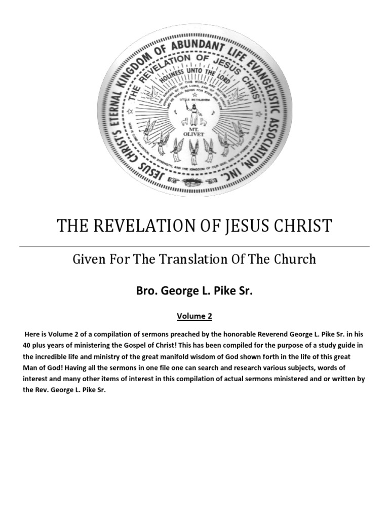 The Revelation of Jesus Christ Vol 2 | PDF | Eternal Life (Christianity ...