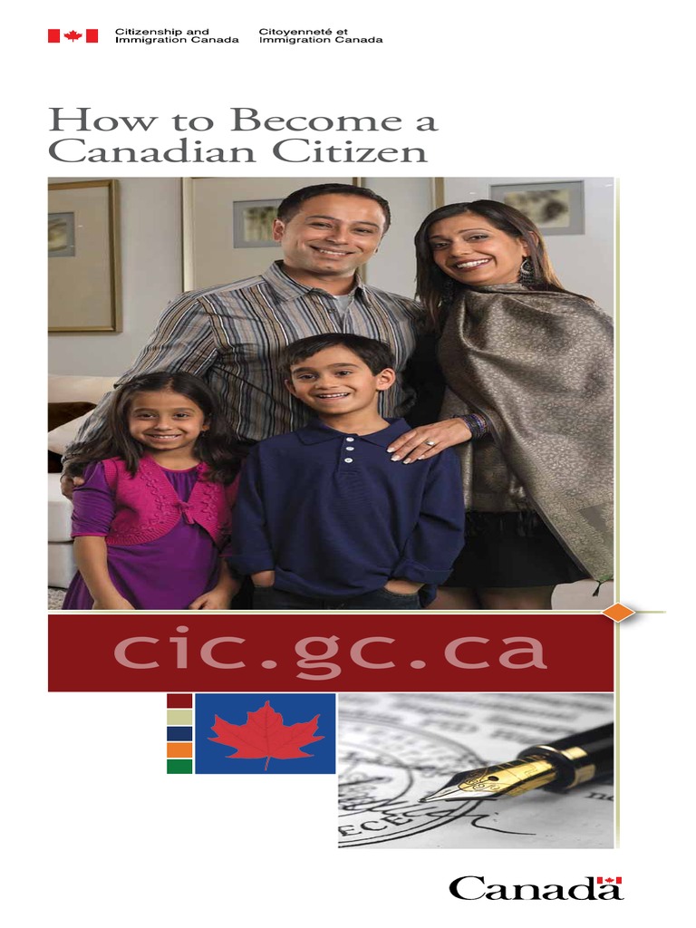 How To Become A Canadian Citizen | PDF | Citizenship | Naturalization