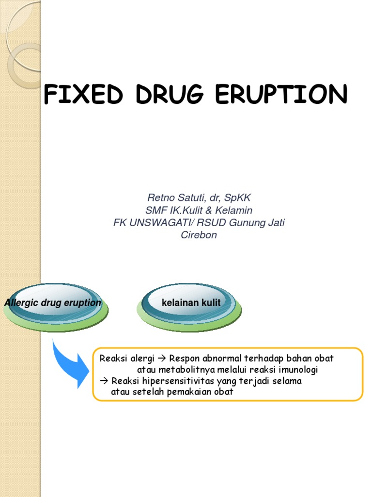 Fixed Drug Eruption