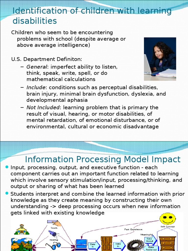 Identifying Learning Disabilities in Children | PDF