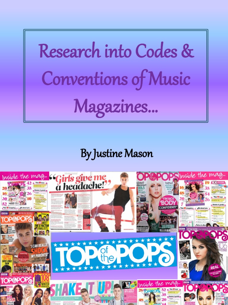 Music Magazine Codes and Conventions | PDF | Sans Serif | Typefaces