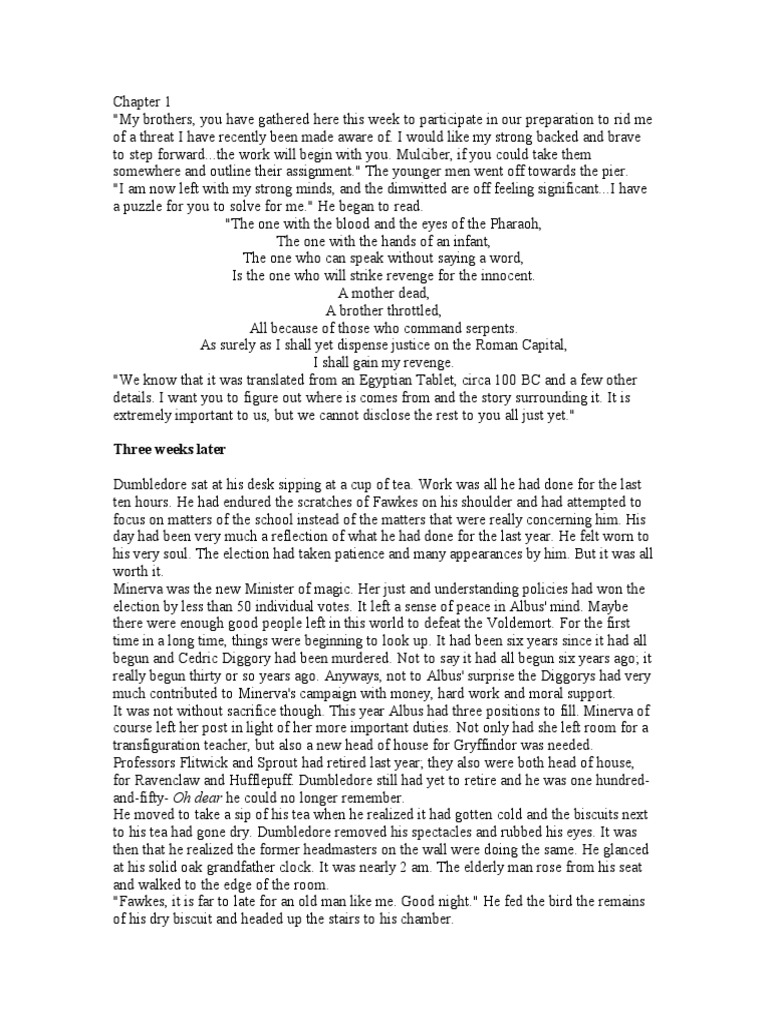 Chapter 1 | PDF | Harry Potter