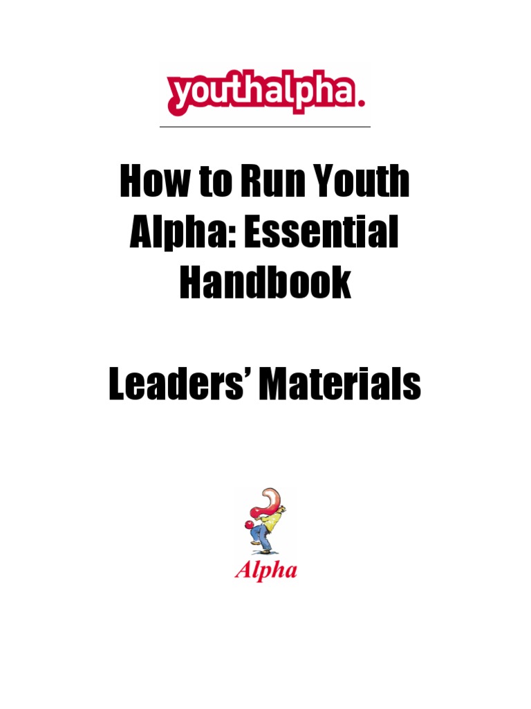 Youthalpha Handbook | PDF | The Gospel | Prayer