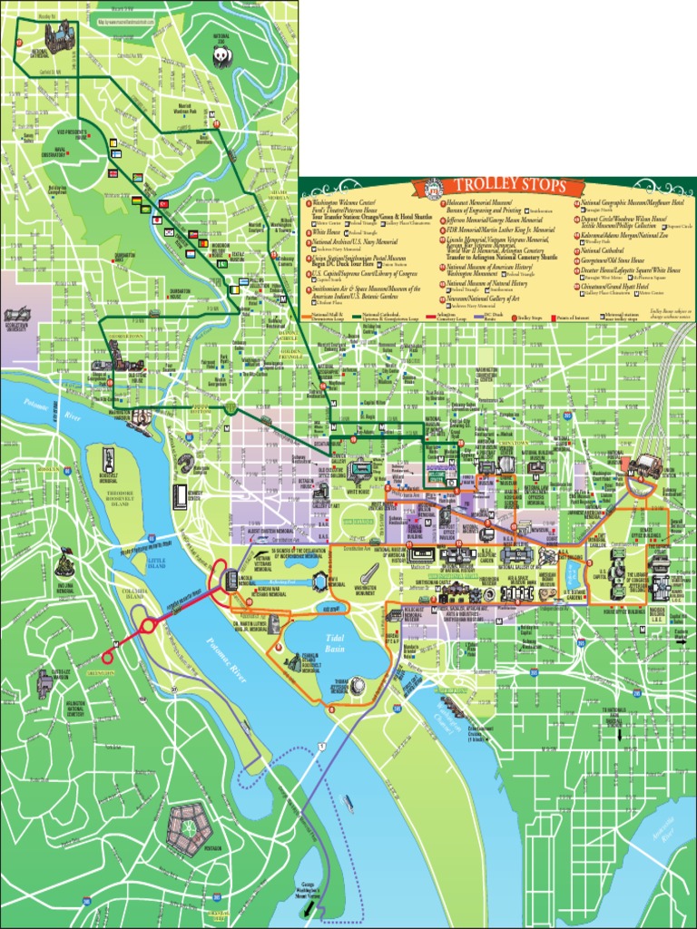 Washington DC Tourist Map | PDF