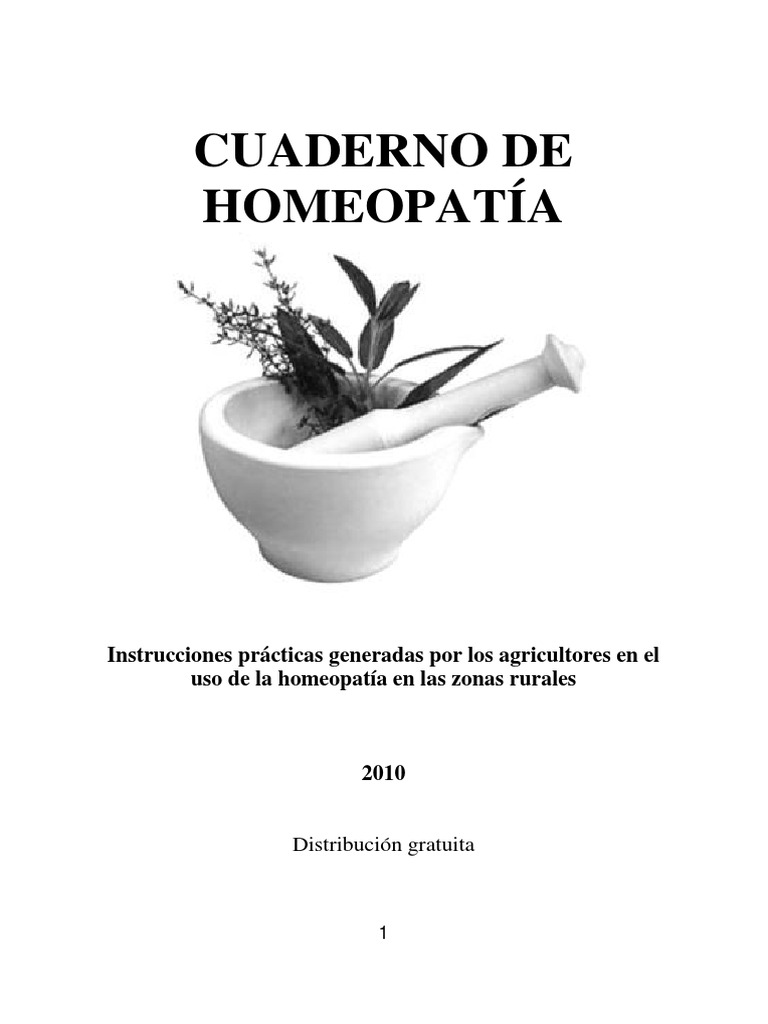 Cuaderno de Homeopatia-Br | PDF | Homeopatía | sal