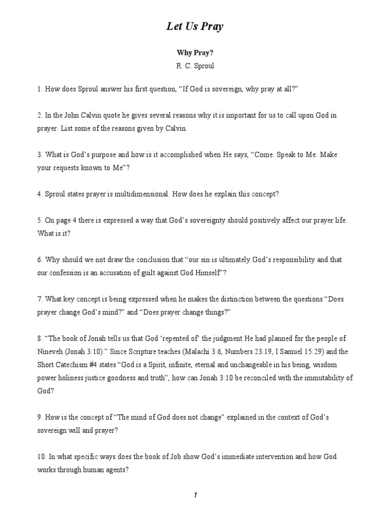 God-Centered Prayer: Understanding the Purpose and Proper Posture of ...