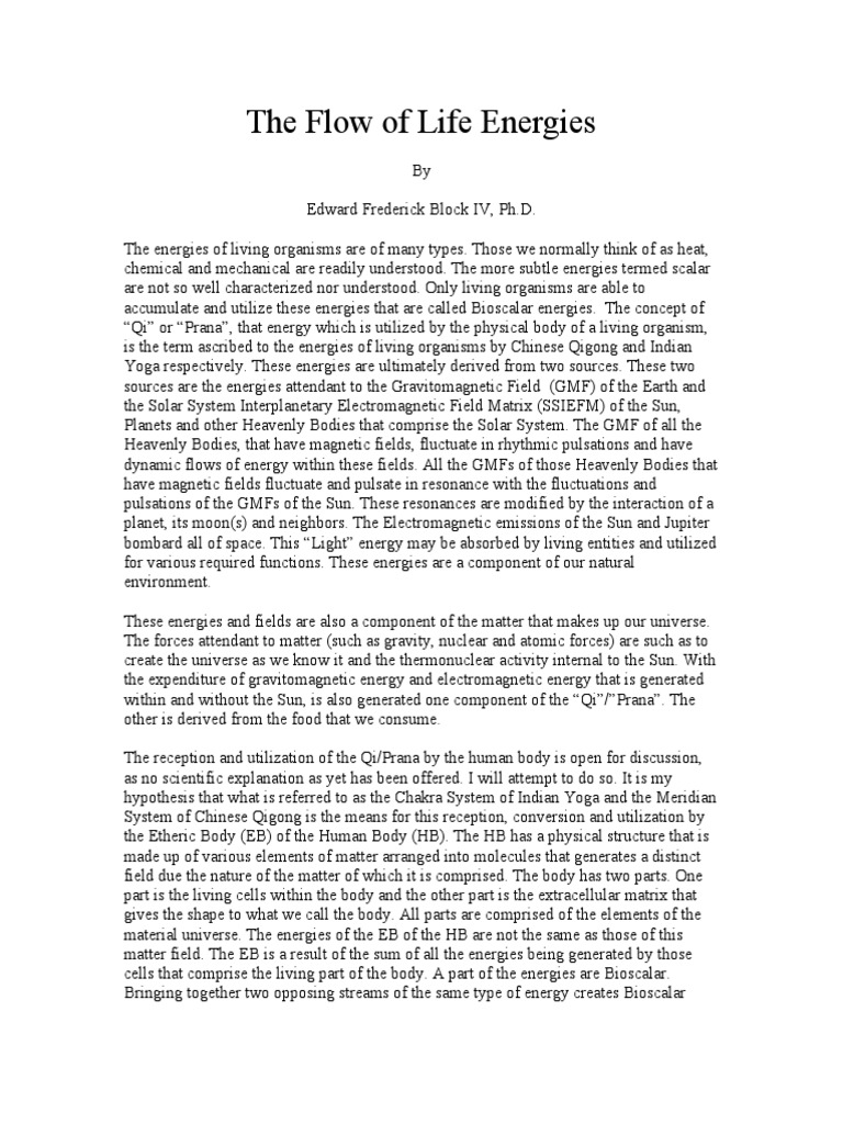 The Flow of Qi | PDF | Chakra | Prana