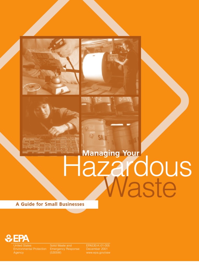 Hazardous Waste Guide for Small Businesses | PDF | Hazardous Waste ...