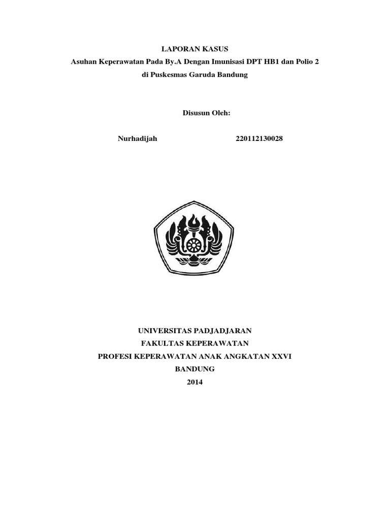 LAPORAN KASUS Imunisasi Dijah | PDF