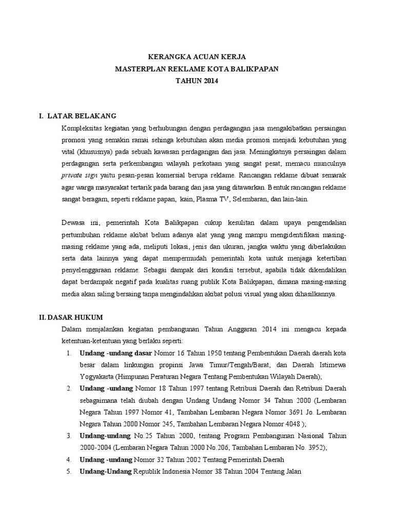 Kak Masterplan Reklame | PDF