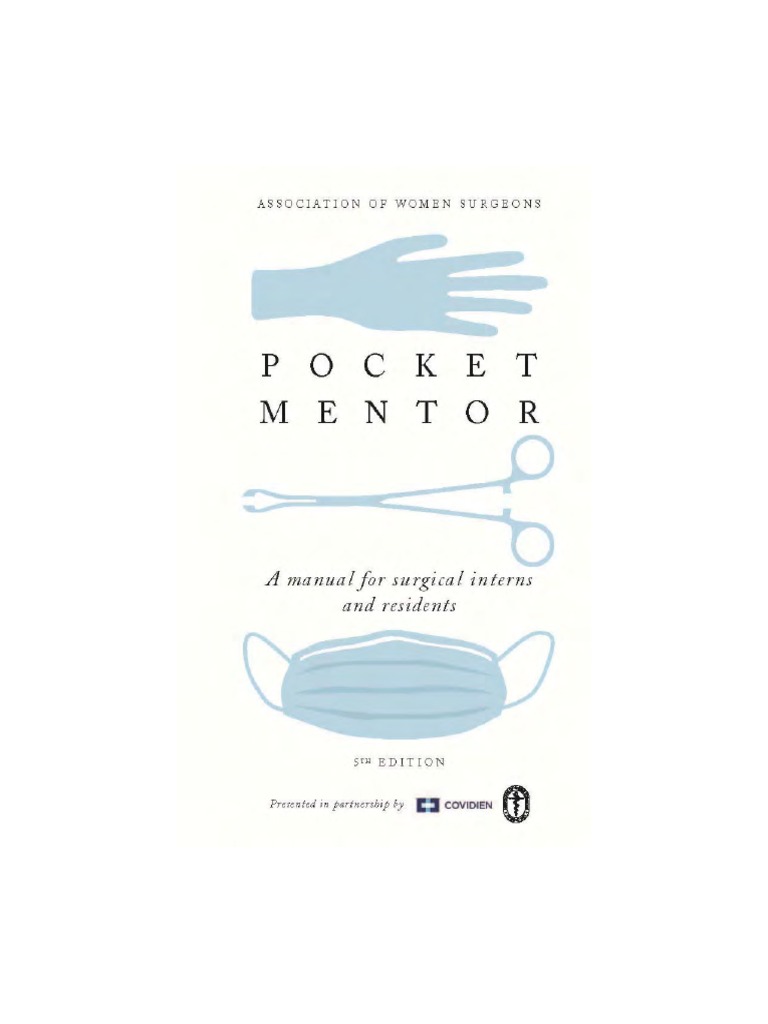 2013 Pocket Mentor | PDF | Residency (Medicine) | Surgery