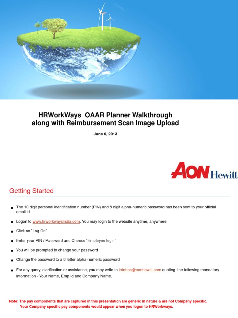 OAAR Hrworkways Walkthrough | PDF | Landline | Login