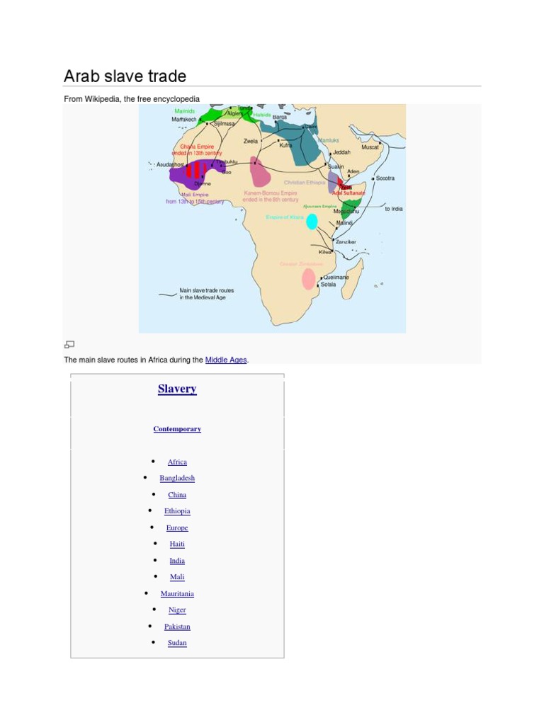 Arab Slave Trade | PDF | Slavery | Religion And Belief