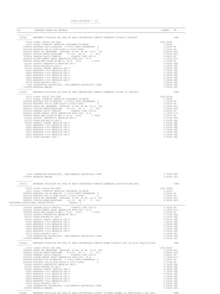 Norme Deviz - CL Montare | PDF