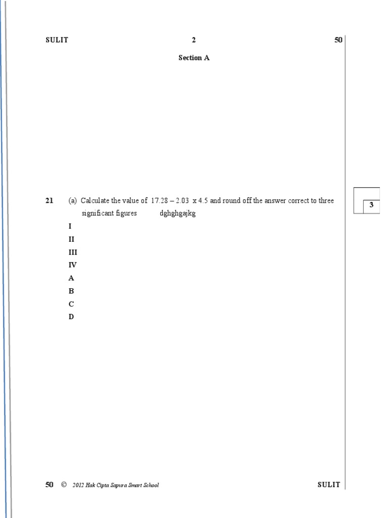 Math Paper 1 Format | PDF | Technology & Engineering