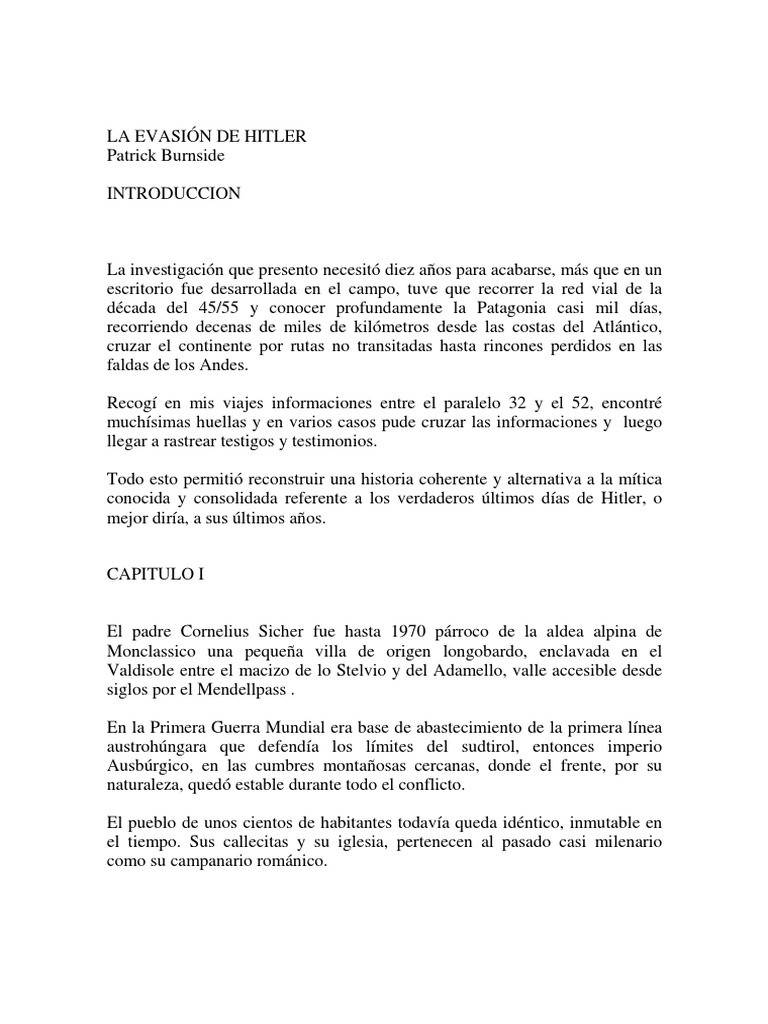 Restos de Hitler: Mitos y Realidades | PDF | Adolf Hitler | Alemania nazi