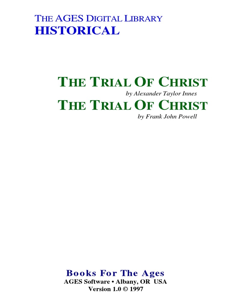 The Trial | PDF | History | Religion & Spirituality